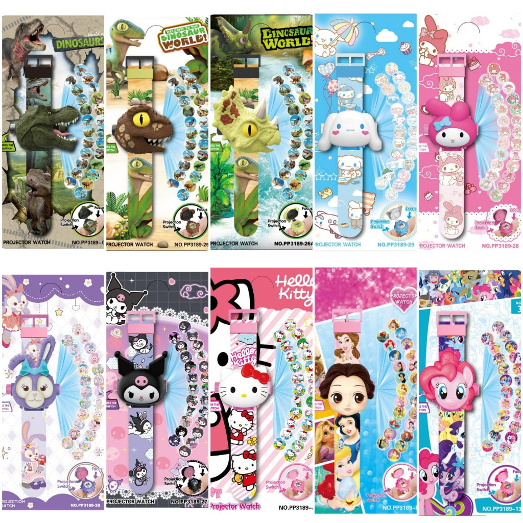 Jual Jam Tangan Anak Laser Proyektor ( Led) Digital Mainan Karakter ...