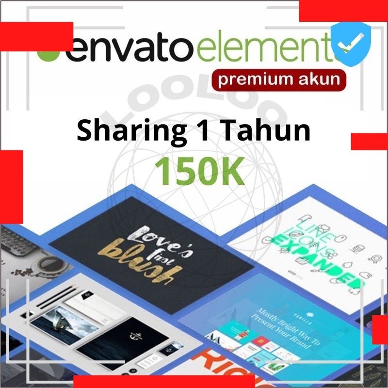 Jual Envato Elements 1 Tahun Unlimited Download Bergaransi Trust | Shopee Indonesia
