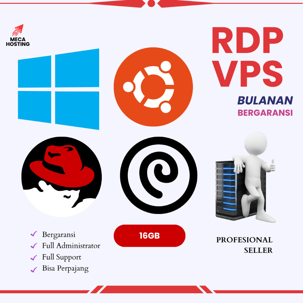 Jual RDP WINDOWS RAM 16GB FULL ADMINISTRATOR, FULL GARANSI 30 HARI | Shopee Indonesia