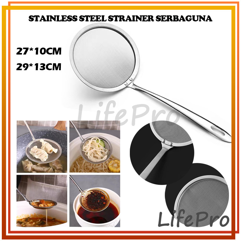 Jual Strainer Serbaguna / Stainless Teh Tepung Saringan Tepung Kawat ...