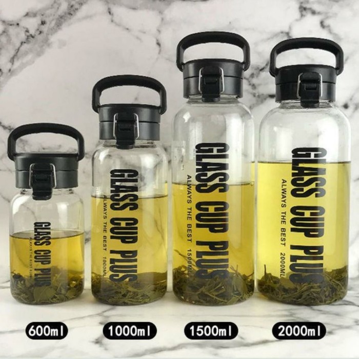 Jual GLASS TER SPORT/BOTOL MINUM 600ML,1000ML,1ML &2000ML - 600ml ...