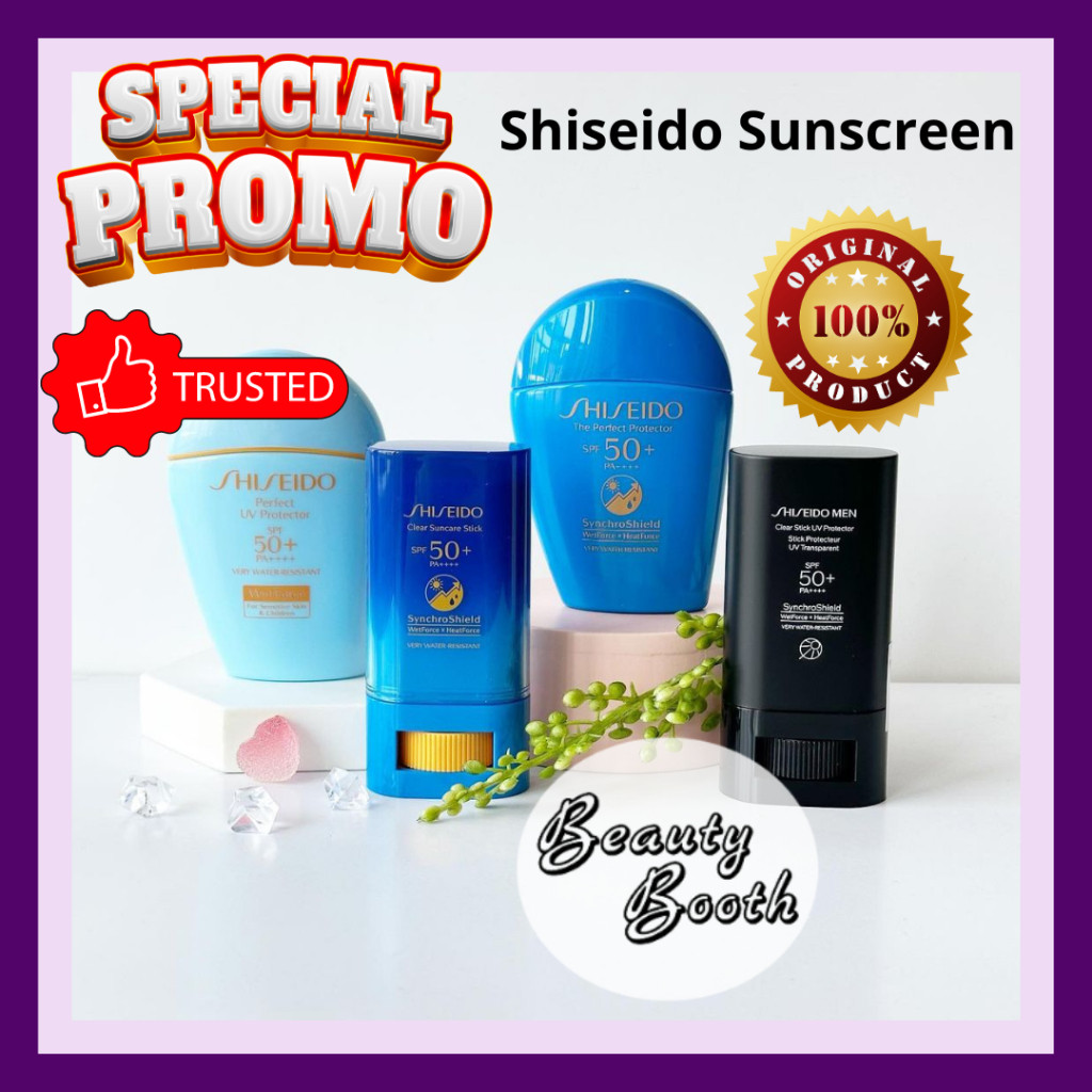 Jual Shiseido Synchroshield Sunblock Water Resistant / Sunblock ...