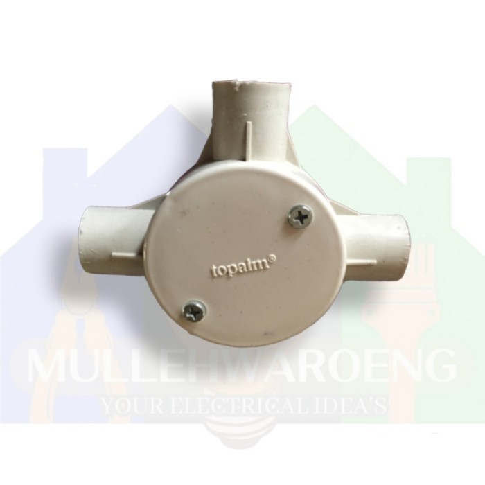 Jual TDUS PIPA PVC T DUS TOPAIM T DOS CABANG 3 SAMBUNGAN PIPA 3 ARAH 20 ...