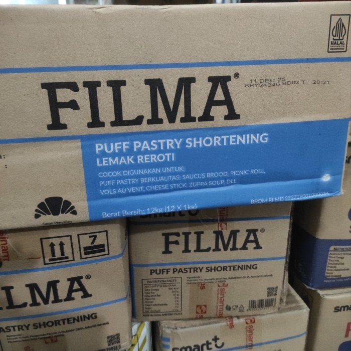 Jual pastry puff Filma shortening 12kg | Shopee Indonesia