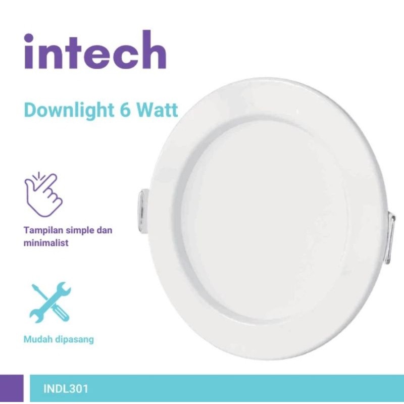 Jual INTECH INDL303 24W LED DOWNLIGHT INBOW 9INC | Shopee Indonesia