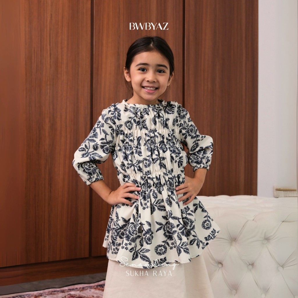 Jual BWBYAZ – SENANDUNG SUKHA RAYA - LAELA FLOWER SHIRED BLOUSE KIDS ...