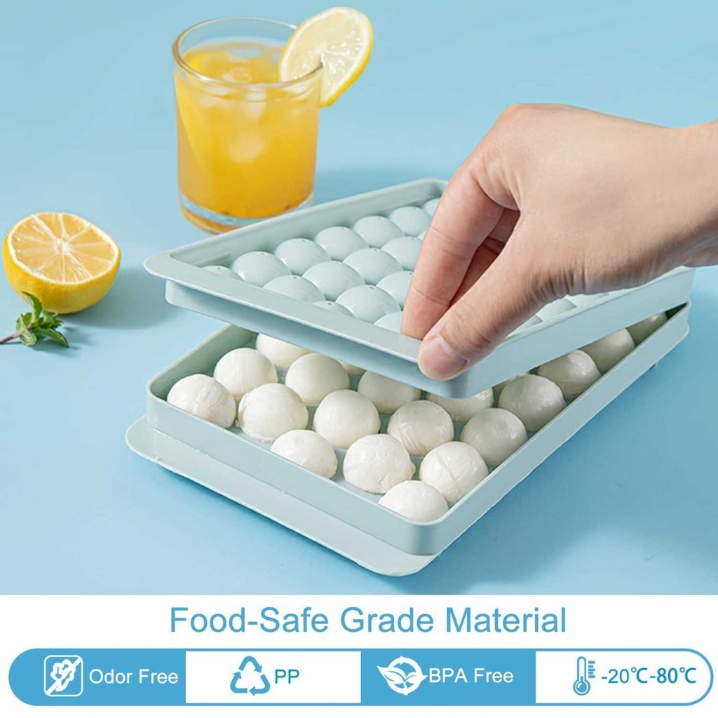 Jual Cetakan Es Batu Bulat Bola 33 Ice Ball Maker Tray Box | Shopee ...