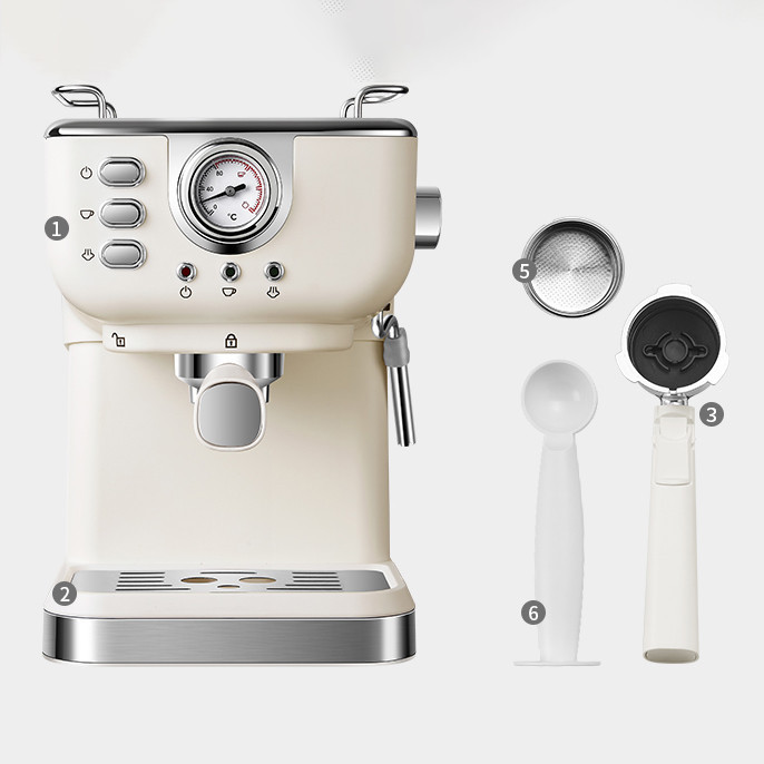 Jual Mesin Kopi Espresso 2 in 1 Coffee Maker 20 Bar 850W -CM3120 - Putih | Shopee Indonesia