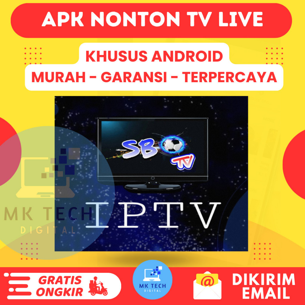 Jual Apk Nonton TV Live - Streaming Bola International l Bergaransi ...