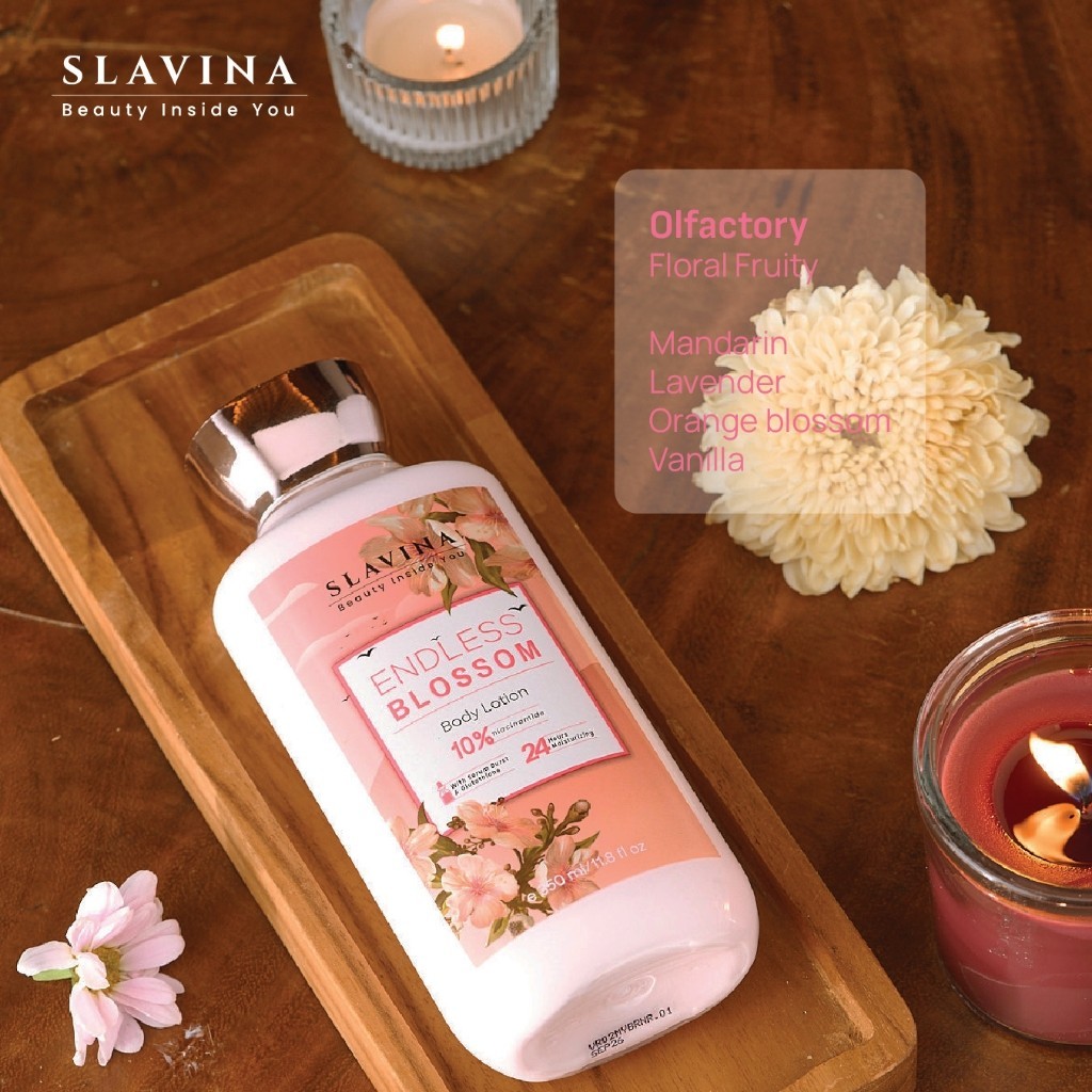 Jual SLAVINA Body Lotion Ocean Dream Red Opium First Kiss Endless ...