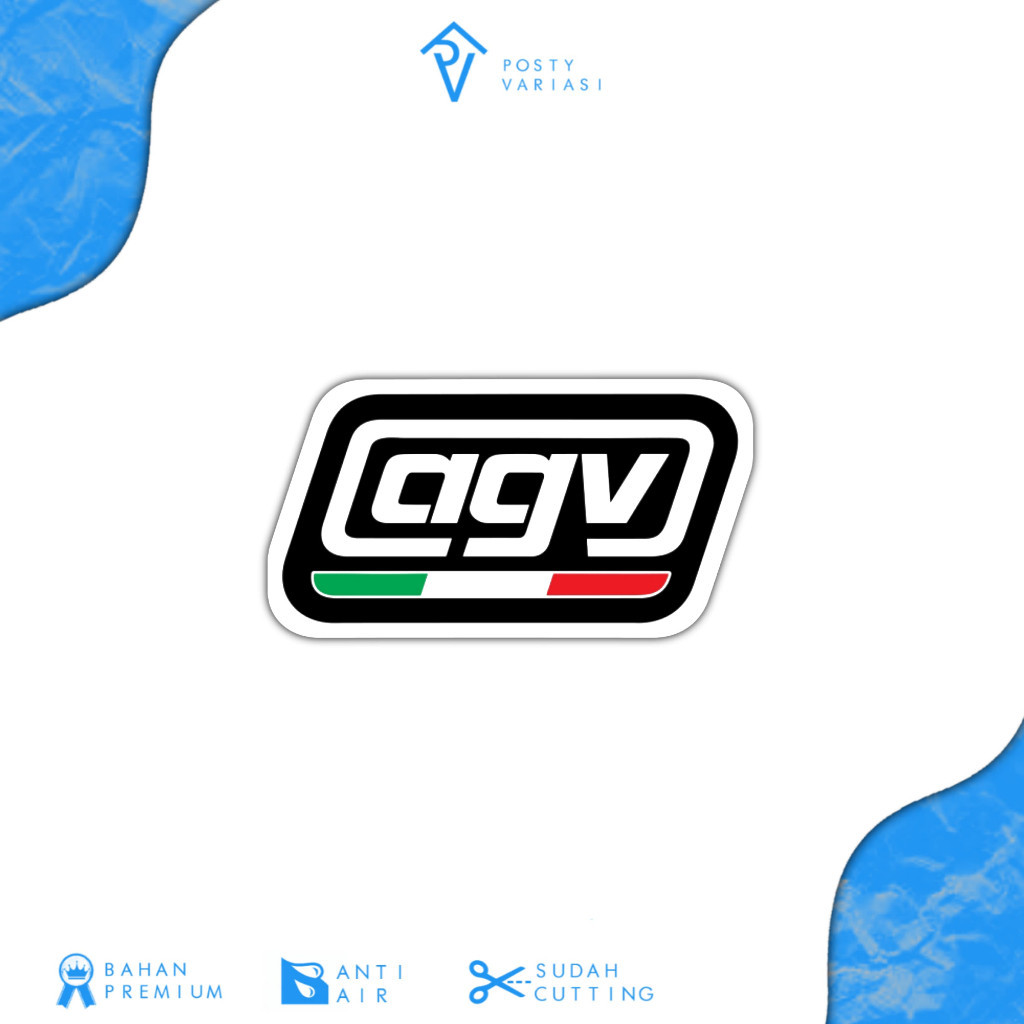 Jual Stiker AGV Stiker Motor Sticker Racing Print Waterproof Satuan ...