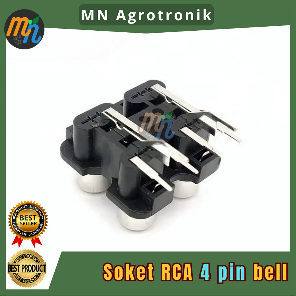 Jual Soket RCA 4 pin bell | Shopee Indonesia