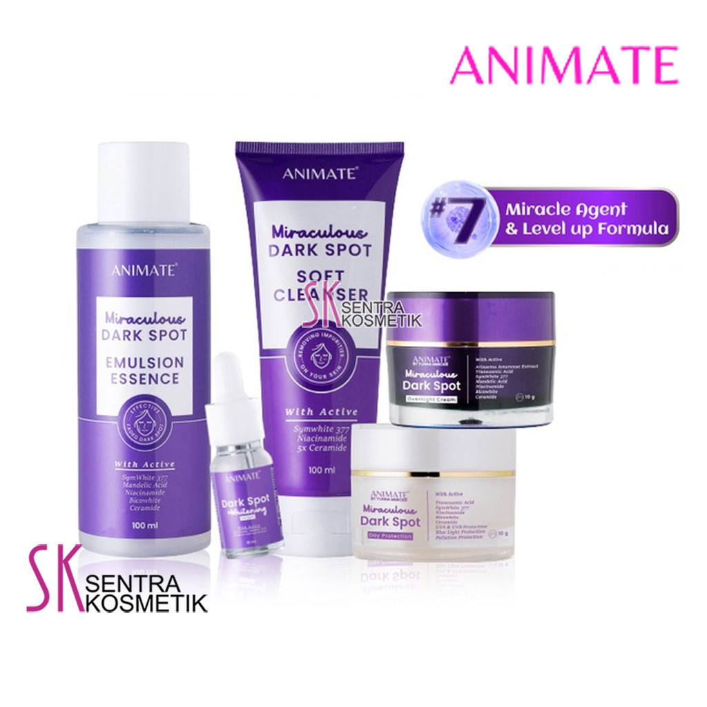 Jual ANIMATE Paket Dark Spot Series 5in1 Miraculous Darkspot | Shopee ...