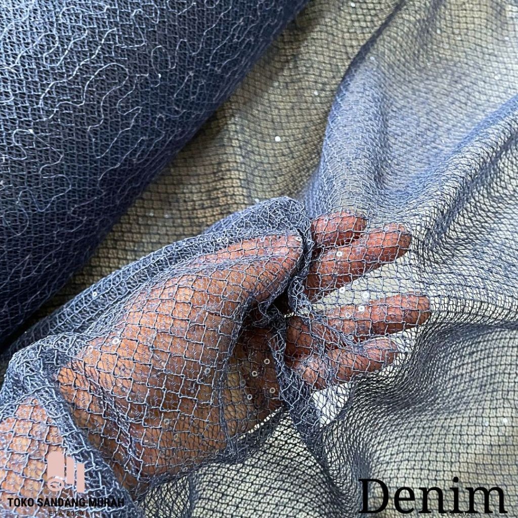 Jual Kain Bridal Tulle Korea Sequin 1000 Payet Kilap NEW 2024 Full ...