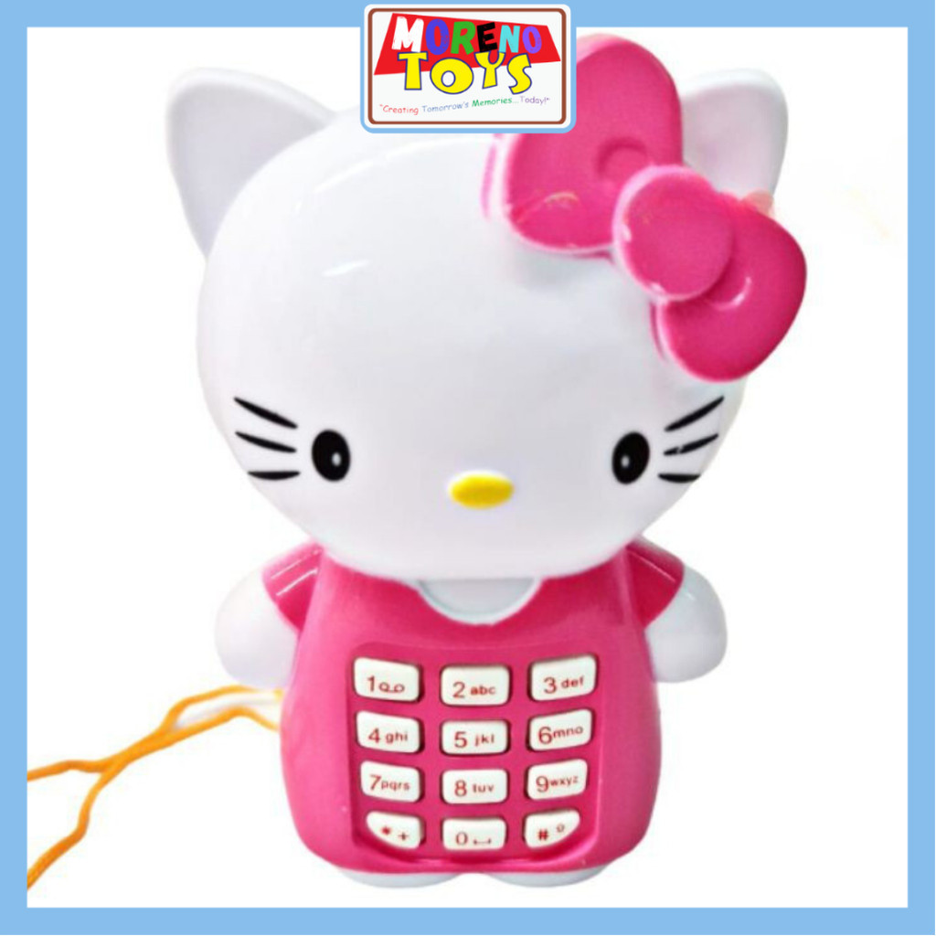 Jual Mainan edukasi Anak Telepon Hellokitty/ Handphone Mainan Hell0ktty ...