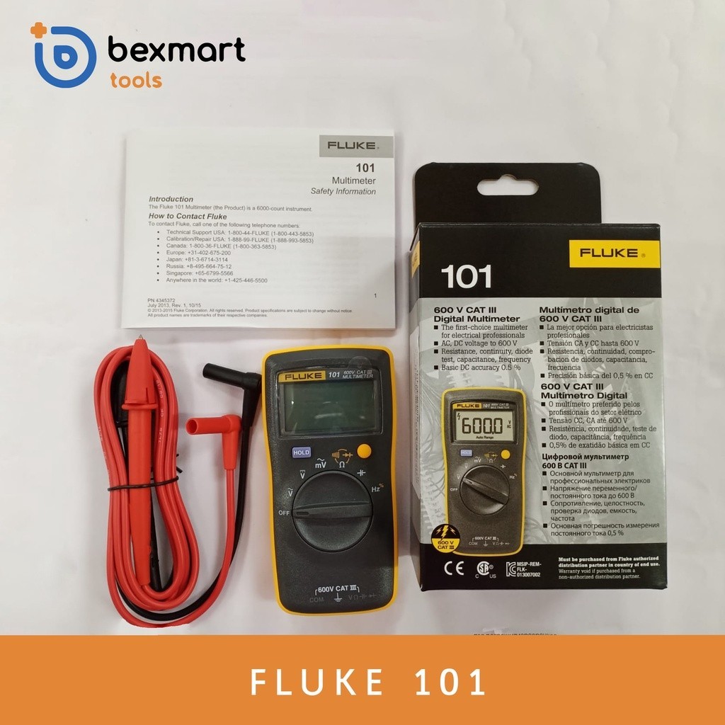 Jual FLUKE 101 Digital Multimeter Fluke | Shopee Indonesia