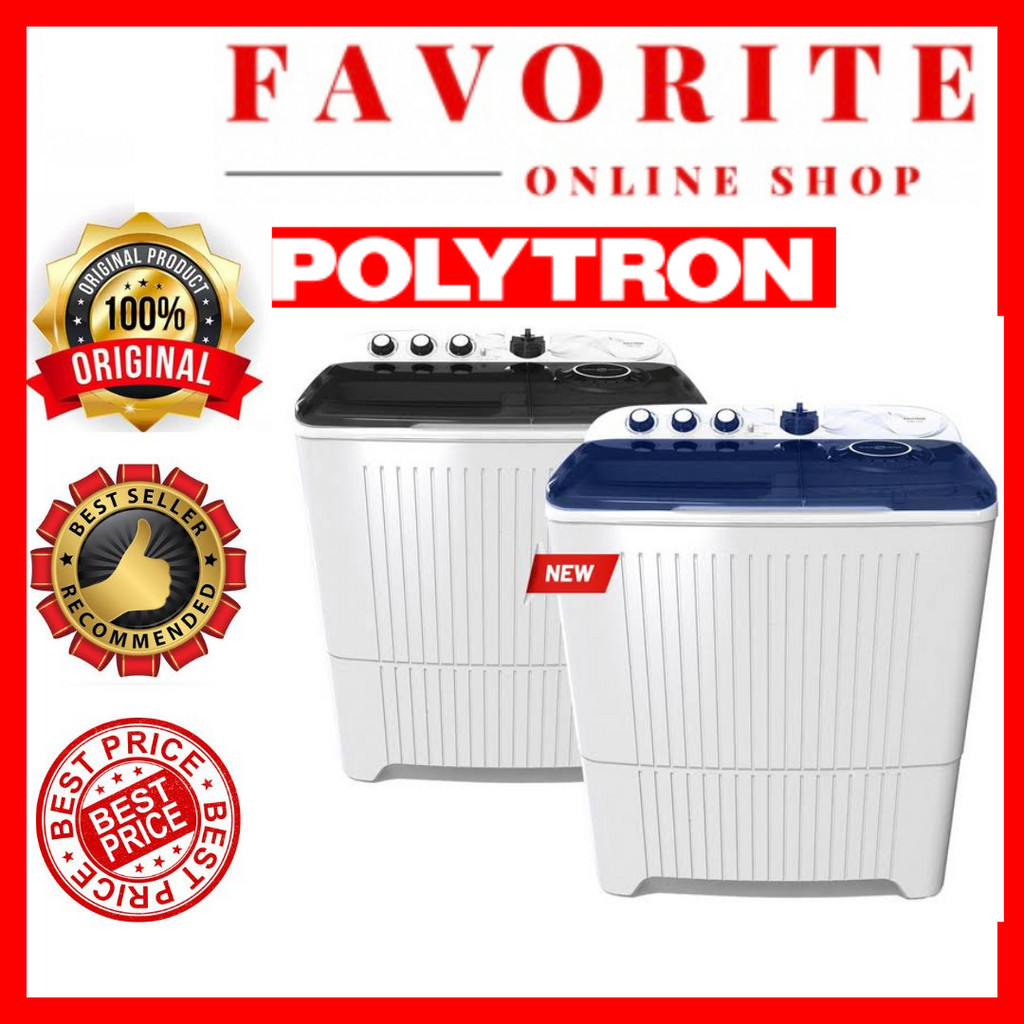 Jual MESIN CUCI POLYTRON PWM 1203 12KG 2 TABUNG ORI | Shopee Indonesia