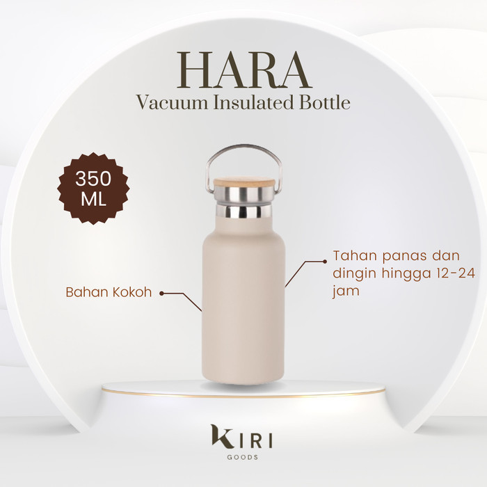 Jual 《KIRI》HARA Botol Tumblr Vacuum Insulated Bottle Tahan Panas Dingin 350ml Dengan Handle ...