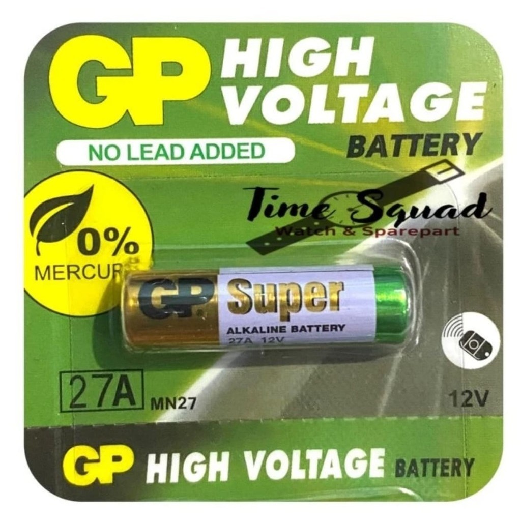 Jual GP Alkaline Battery 27A, 12V - Baterai 27 A | Shopee Indonesia