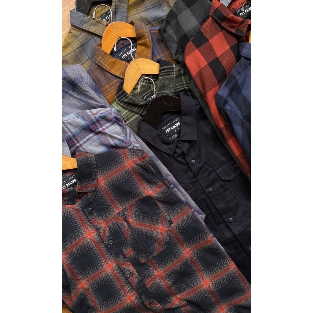 Jual KEMEJA FLANNEL | SHIRT FLANNEL F*X RACING SISA EXPORT | Shopee ...