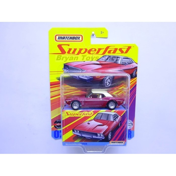 Jual Matchbox Superfast 74 Dodge Challenger Merah -OCS45 | Shopee Indonesia