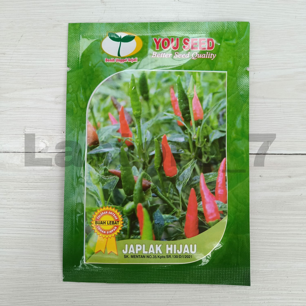 Jual Benih Cabe Cabai Rawit JAPLAK HIJAU Isi 10 gram You Seed | Shopee ...