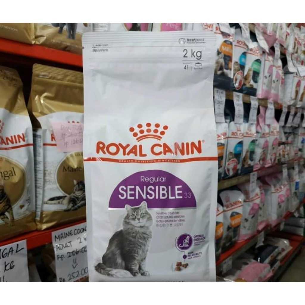 Jual Royal Canin Sensible 33 2 Kg Dry Cat Food RC Makanan untuk ...