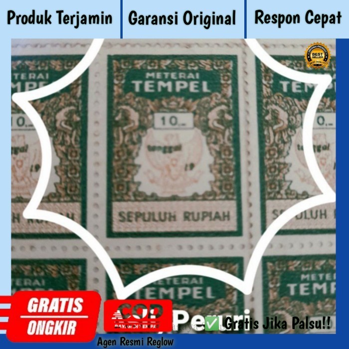 Jual Perangko Indonesia/Metere Lama 10 Rupiah Asli Peruri Untuk Koleksi ...