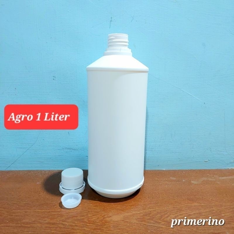 Jual [RP] Botol HDPE 1 Liter / Botol Pupuk / Botol Agro / Botol Labor ...