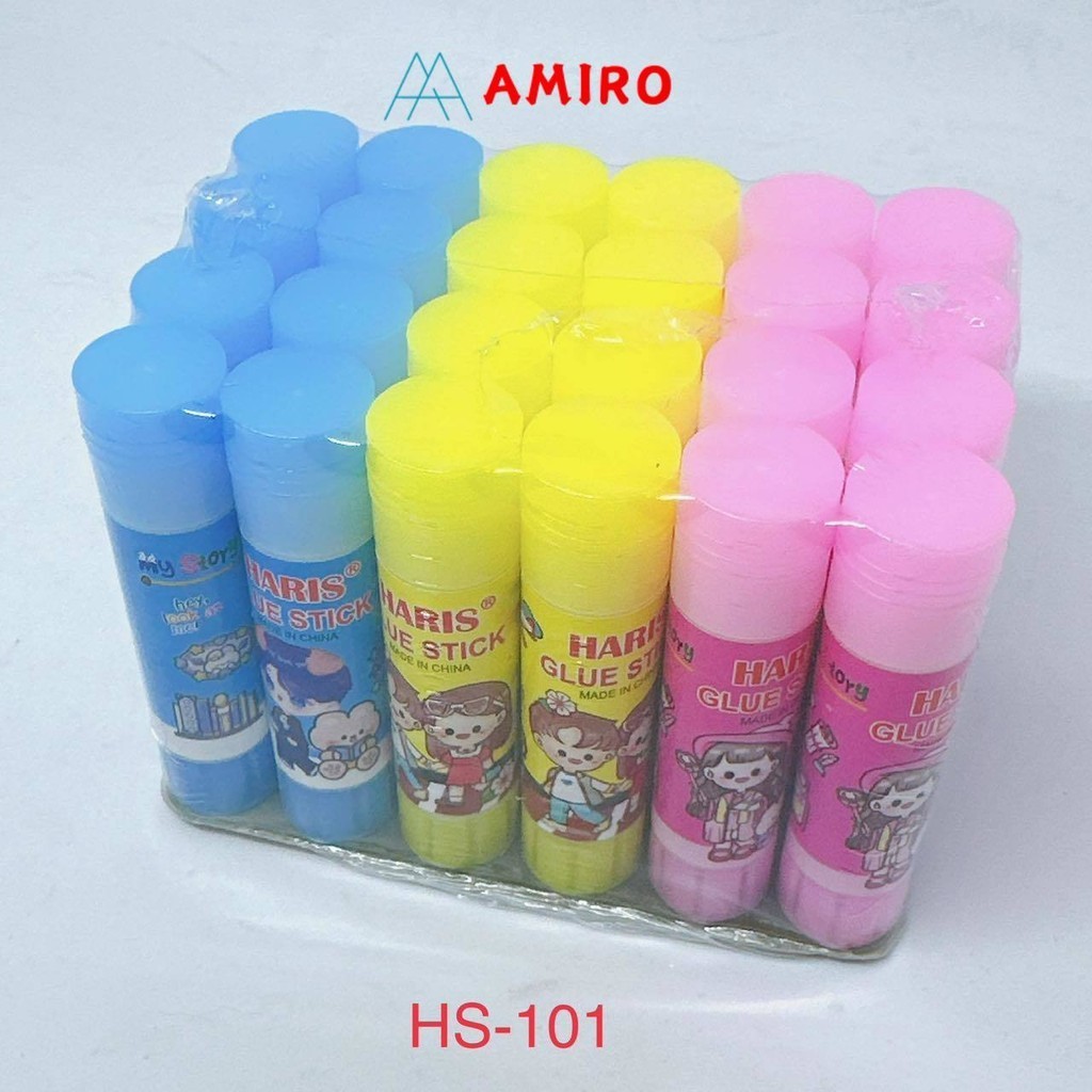 Jual (1pak=24pcs) Glue Stick Batang Fancy Kertas / Lem Stik Karakter ...
