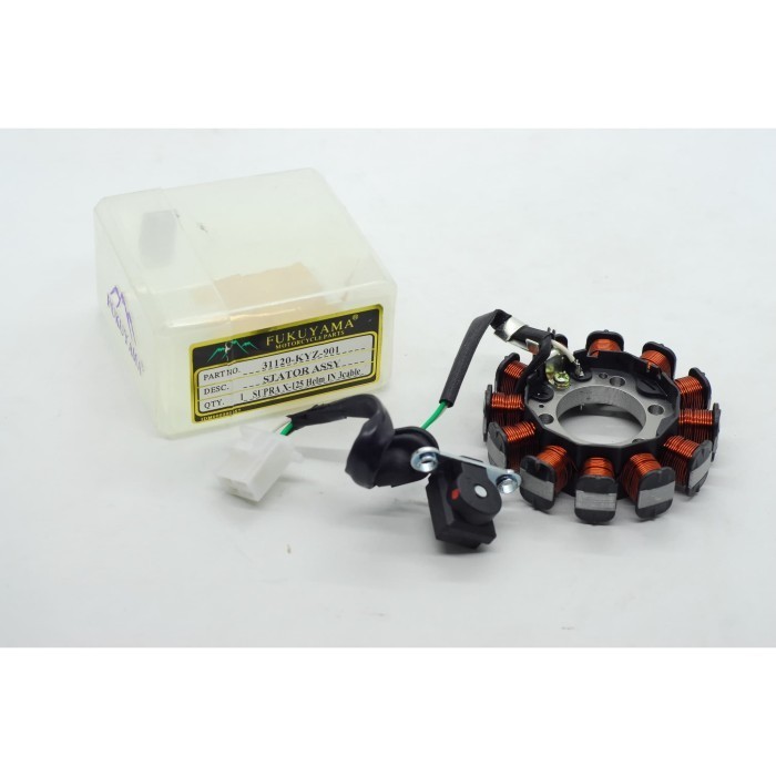 Jual Spull Komplit Stator Assy Fukuyama - Honda Supra X-125 Helm in 3 Cable | Shopee Indonesia