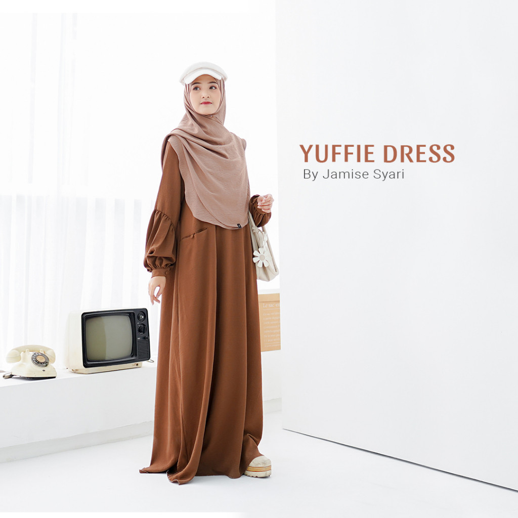 Jual Jamise | Yuffie Dress - Crinkle Airflow | Shopee Indonesia