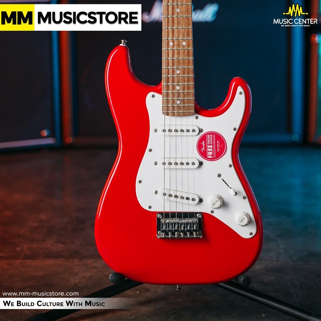 Jual Gitar Listrik Fender Squier Mini Stratocaster Torino Red | Shopee ...