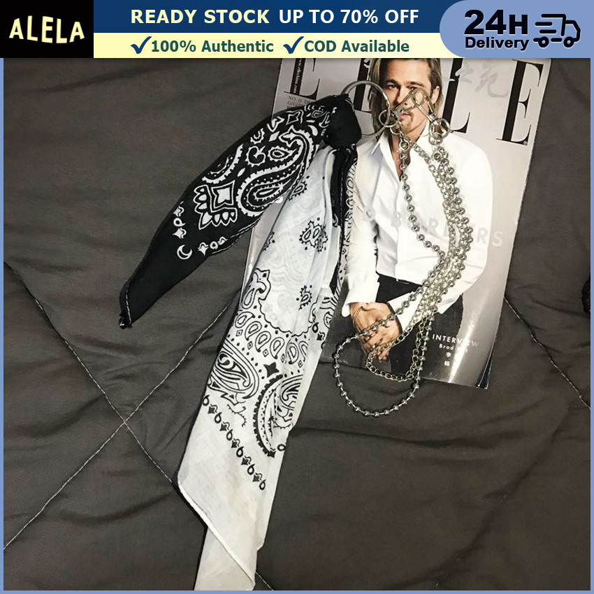 Jual Rantai Celana Dan Syal motif Bunga Mete Ikat Kepala Punk Hip Hop ...