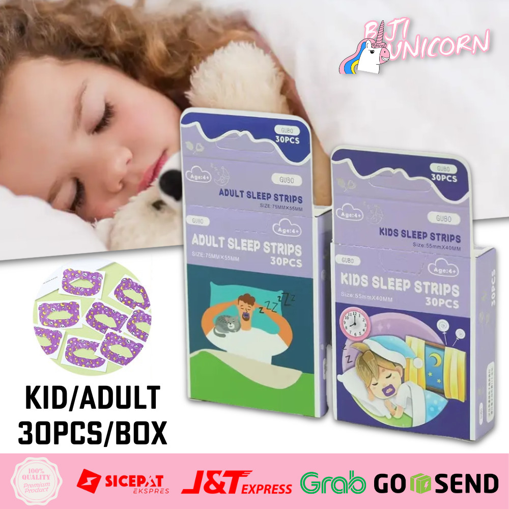 Jual Plester Penutup Mulut 30 Pcs Anti Dengkur / Stiker Bibir Berbentuk ...