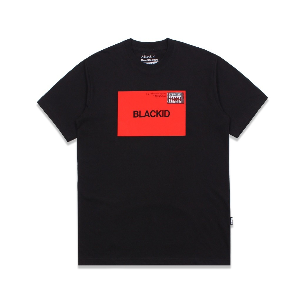 Jual (cod) Black ID - T shirt Pria Lengan Pendek Hitam | Ts Red Bold ...