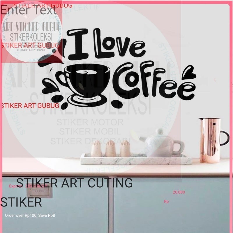 Jual CUTTING STICKER STIKER DINDING DECALS CUSTOM KACA TEMBOK WALLPAPER ...