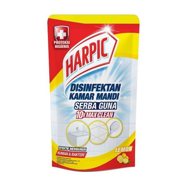 Jual HARPIC BATHROOM CLEANER LIME PCH 400 ML | Shopee Indonesia