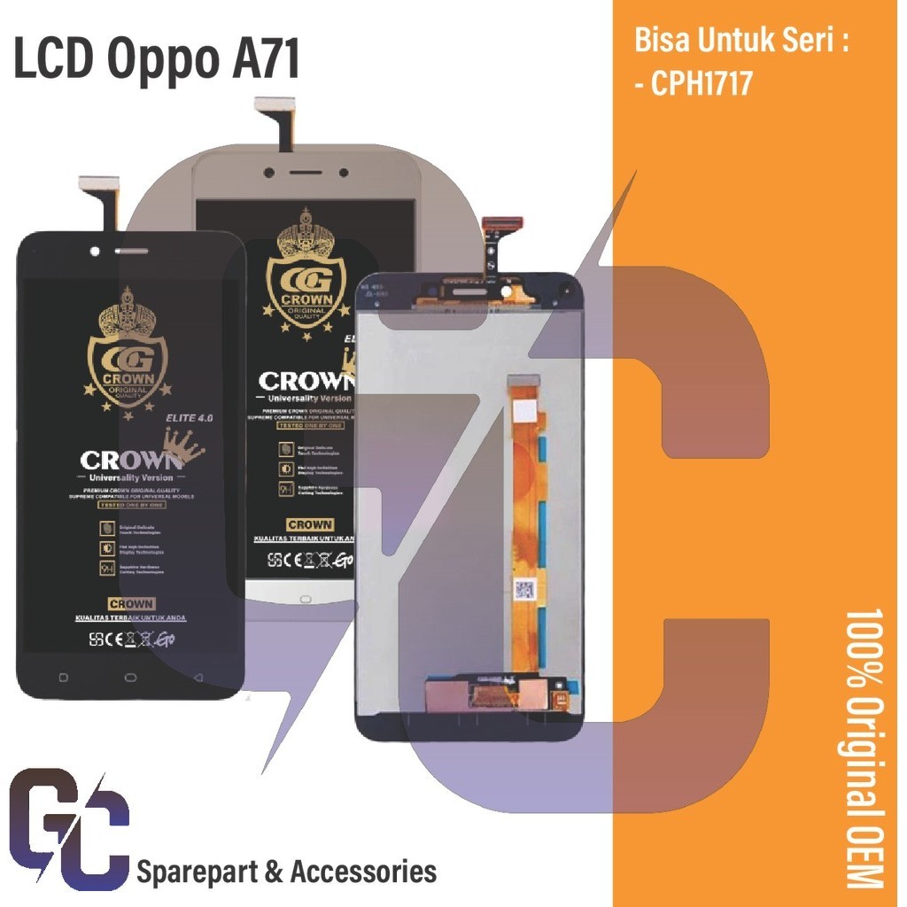 Jual LCD Oppo A71 / CPH1717 Touchscreen Fullset Original | Shopee Indonesia