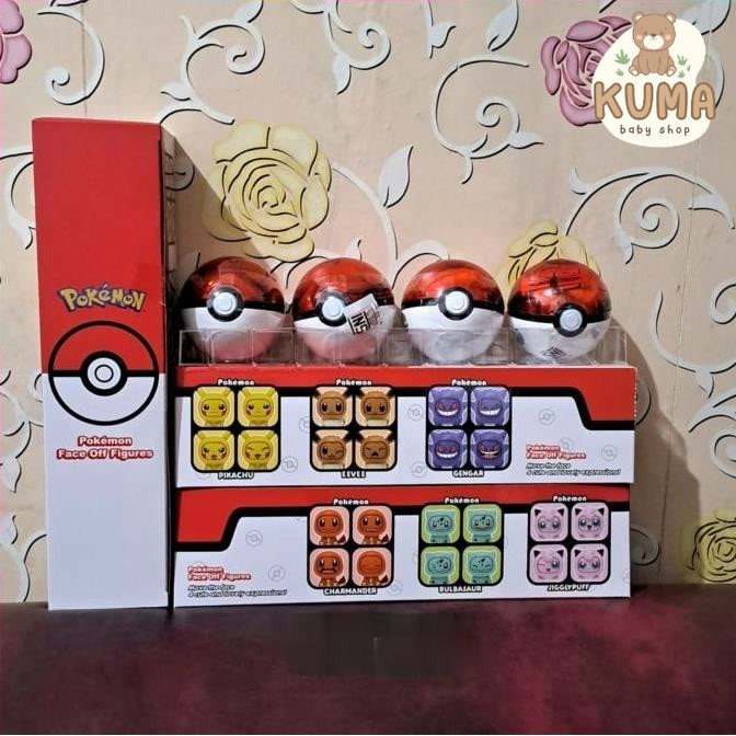Jual Pokemon Face Off Figures EMCO - mainan anak viral Pokeball LDCX ...