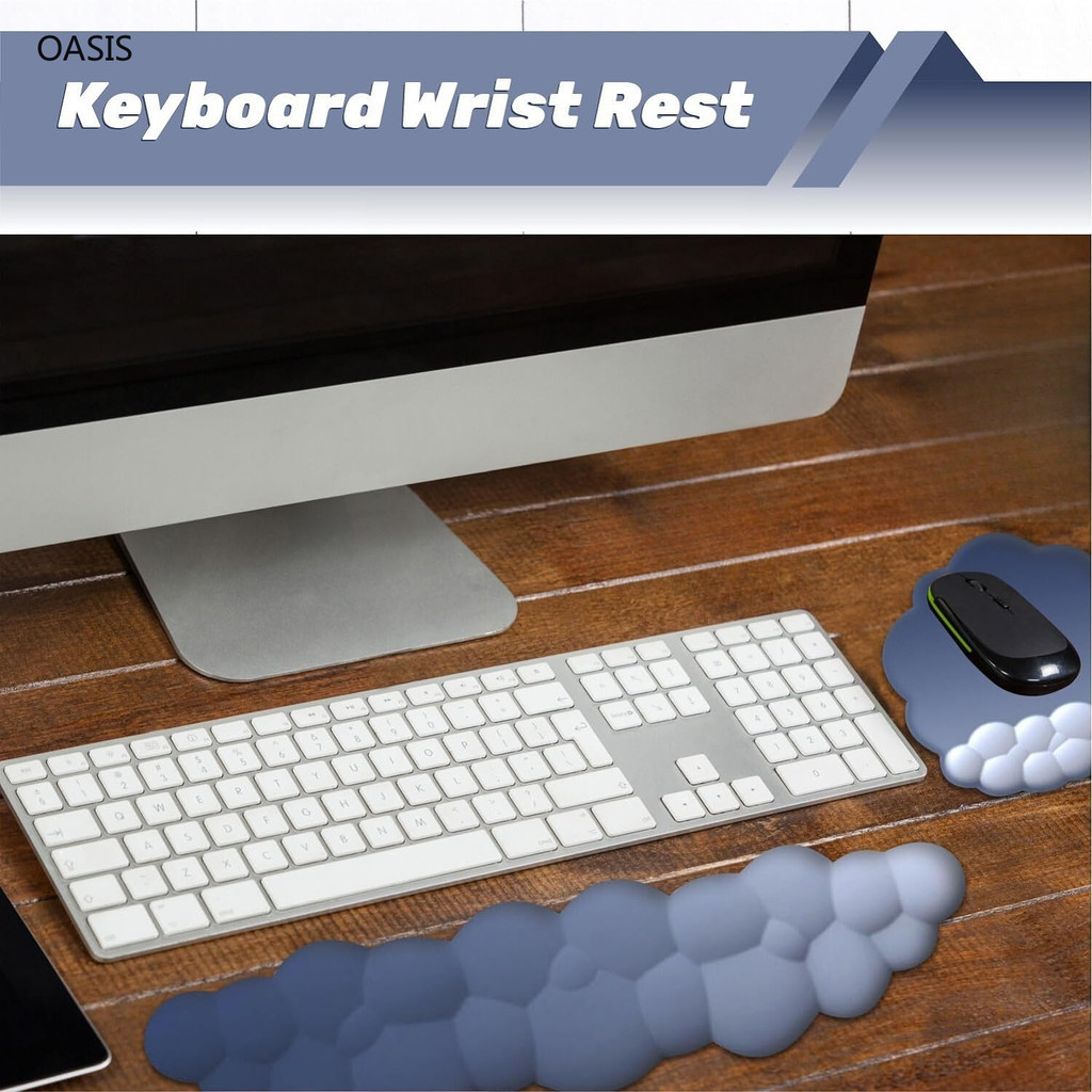 Jual Sandaran Tangan Keyboard Gradient Cloud dengan Busa Memori dan Gel ...