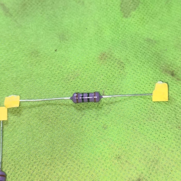 Jual resistor 10r 1 watt ungu zero original japan 1w 10ohm R 1watt 10 ohm Fajar Fajar elektro 2 ...