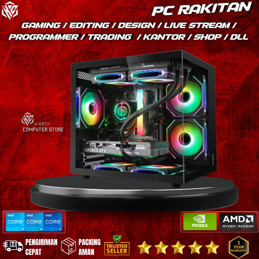 Jual PC Gaming Gen 12 | i5 12400F | RTX 4060 8GB | RAM 32GB DDR4 | NVME ...