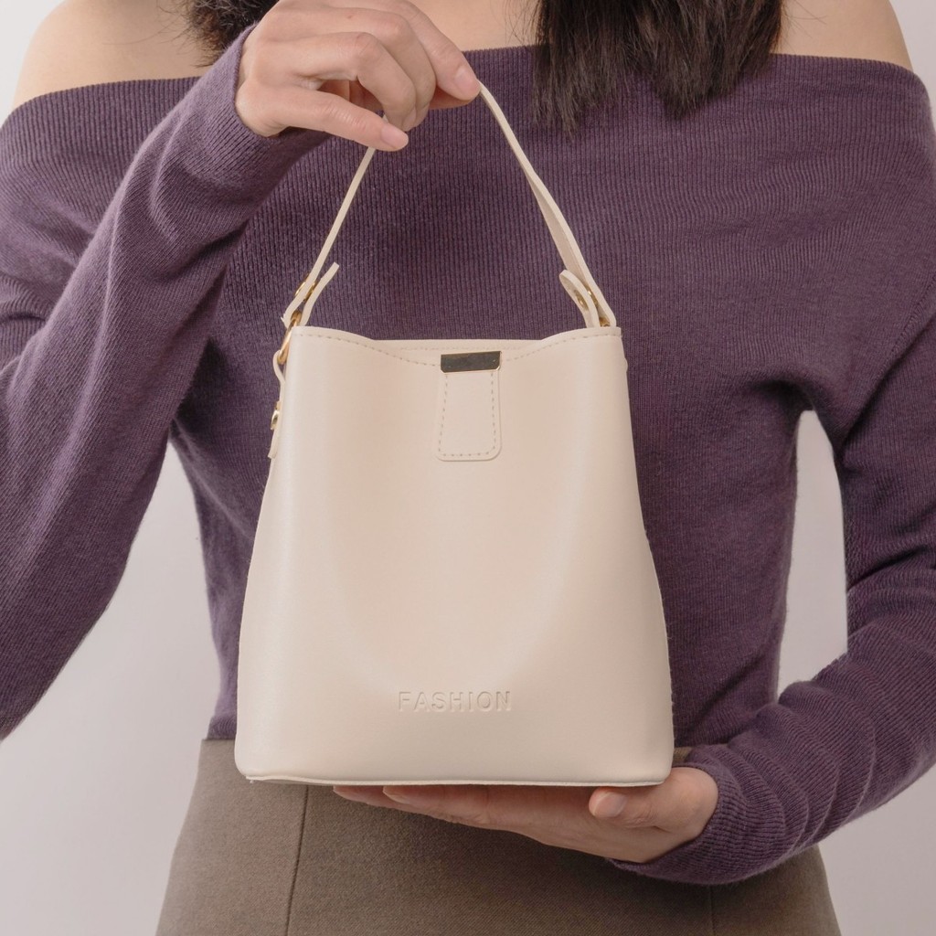 Jual COD | Tas Ember Mini 2025 / Putih Desain Kokoh! 2 Tali Serbaguna ...