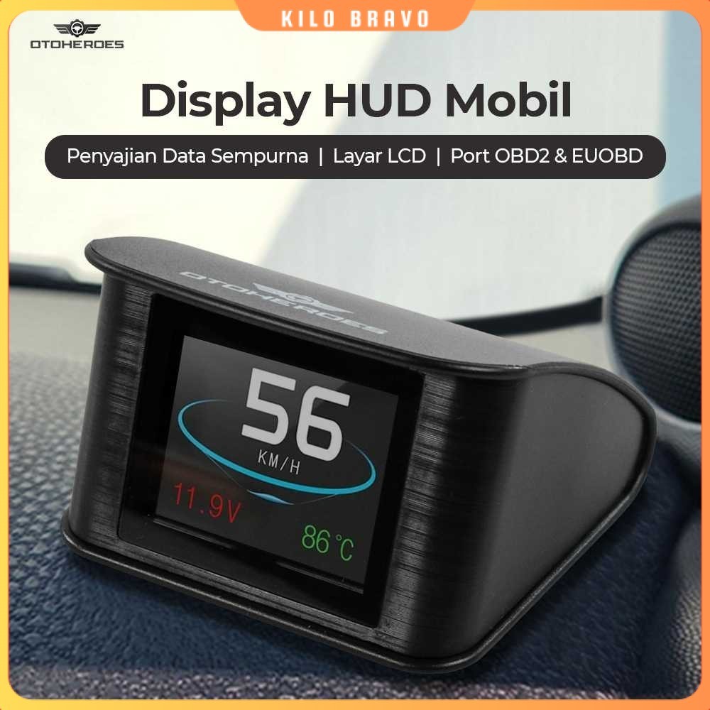 Jual Display HUD Mobil OBD2 On-board Computer Speedometer - P10 ...