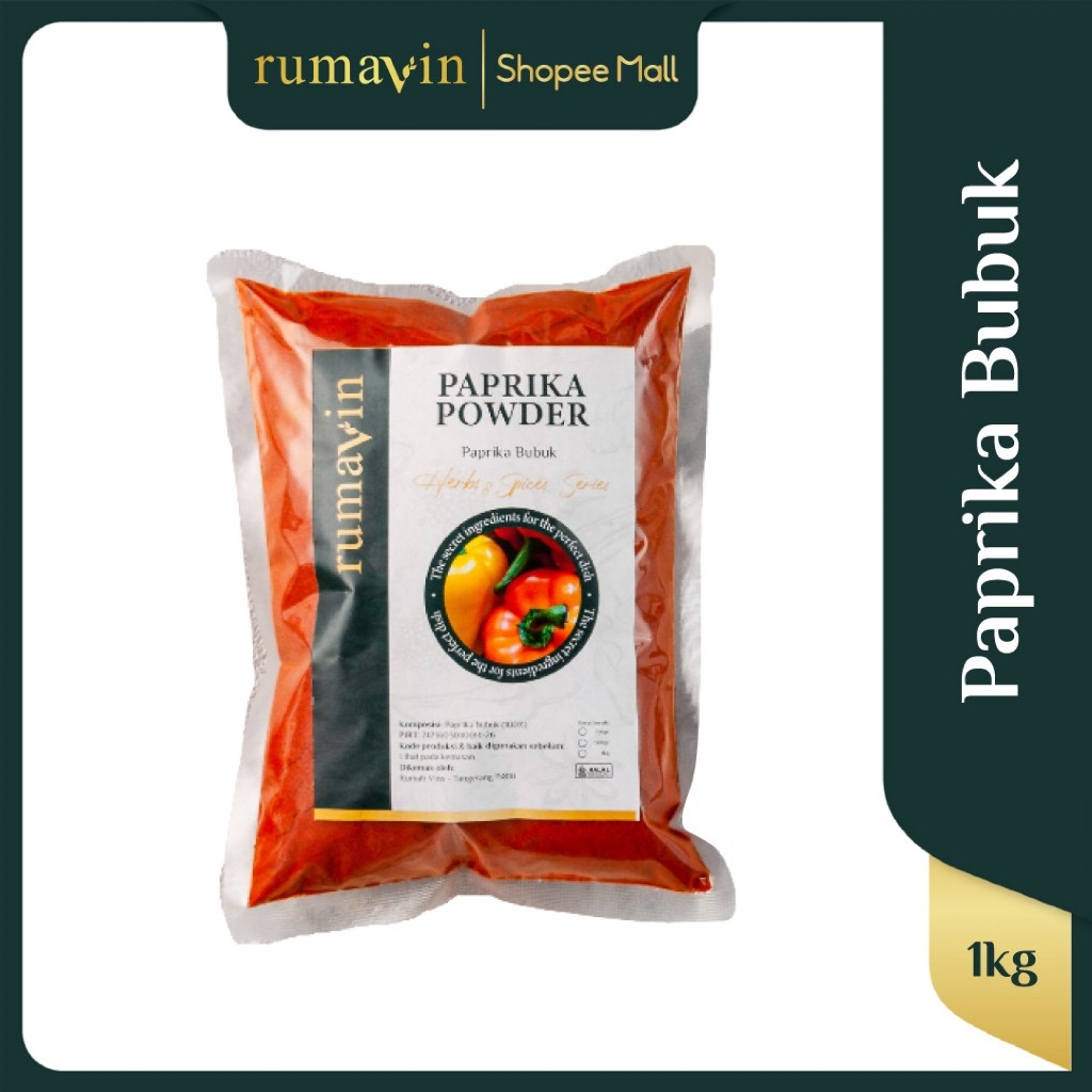 Jual Rumavin - Premium Rempah Paprika Powder / Paprika Bubuk | Shopee ...
