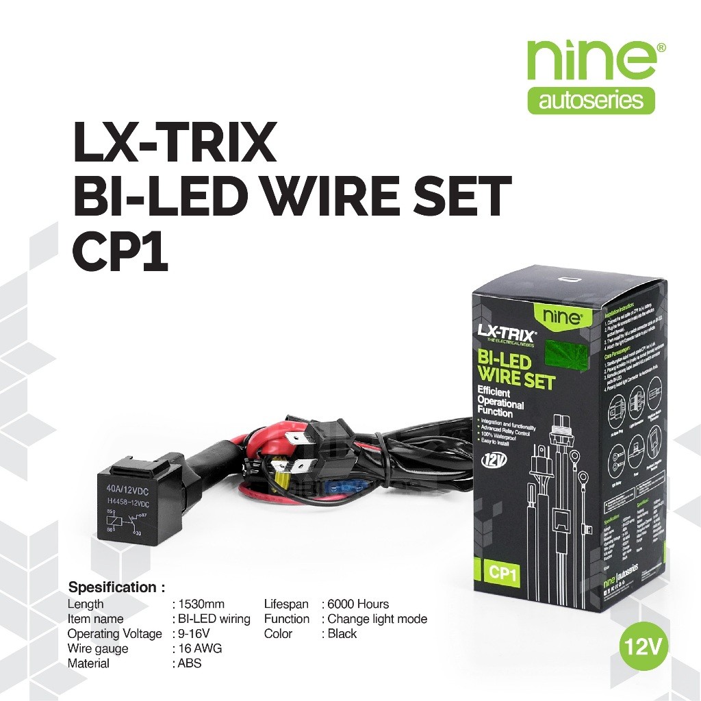 Jual LX-TRIX Wire Set Biled Pemasangan Kabel Konektor Adaptor Tahan Air ...