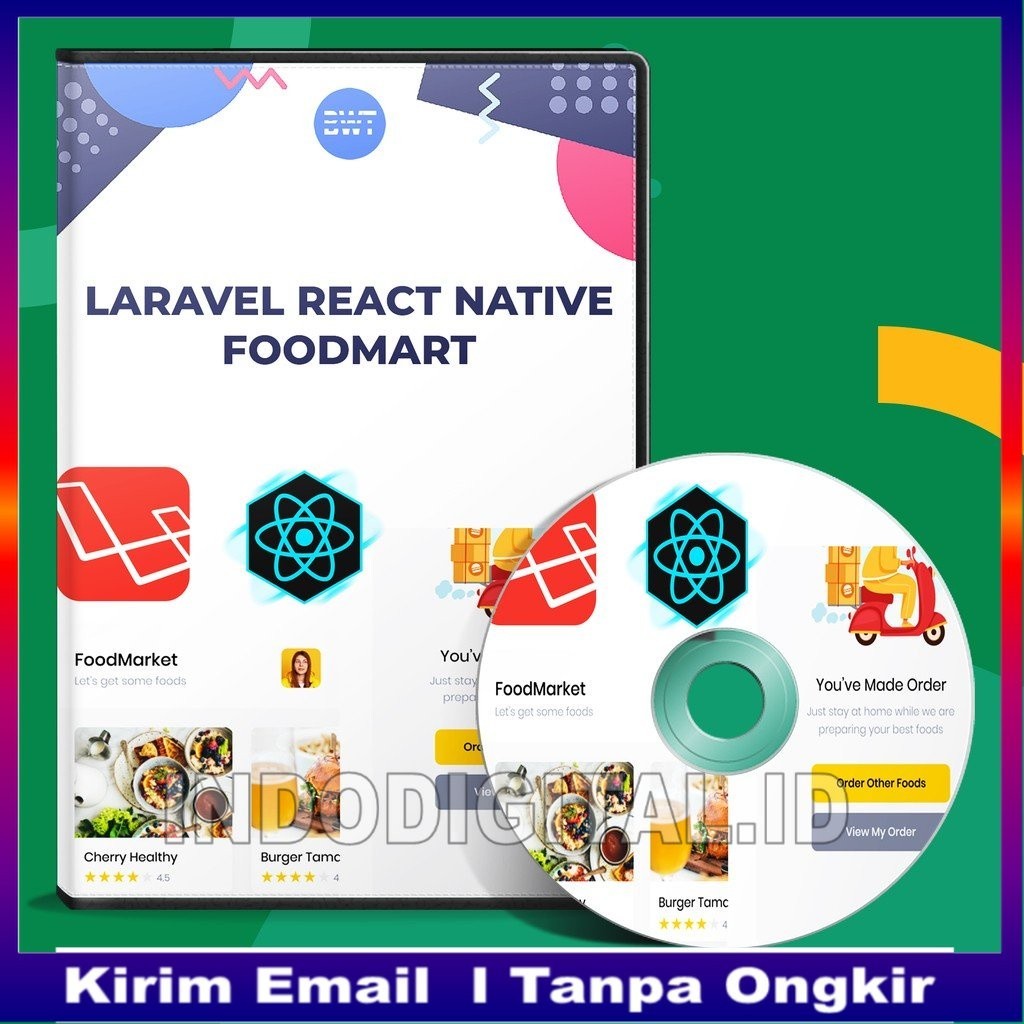 Jual Kelas React Native Laravel Foodmart BWT INDODIGITAL.ID | Shopee Indonesia