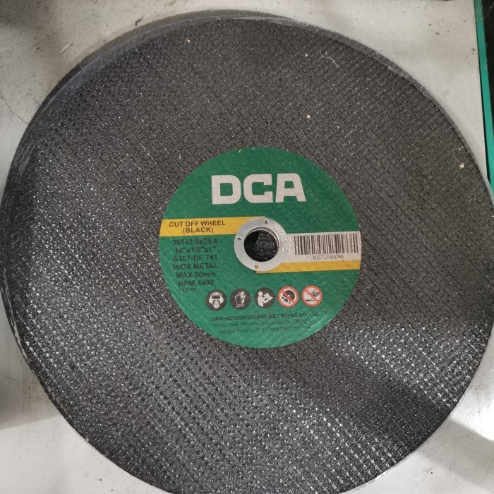 Jual Batu potong 14" DCA cutting wheel pisau cut off potong besi 14 ...
