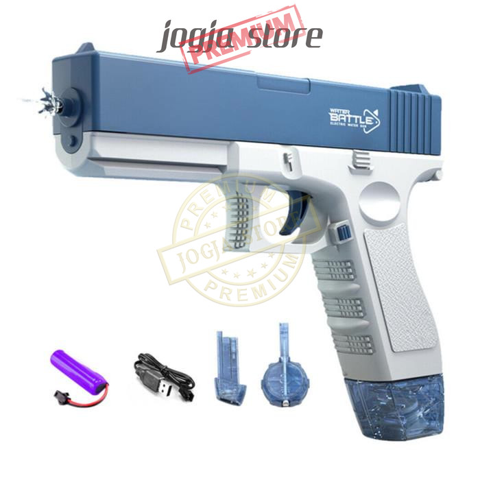 Jual Mainan Pistol Air Elektrik Tembakan Otomatis Water Gun ...